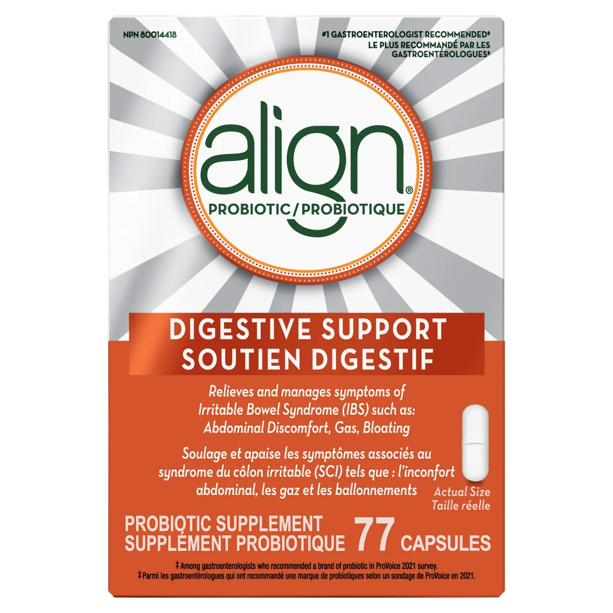 Align Probiotic Supplement, 77 Capsules – V&A Store